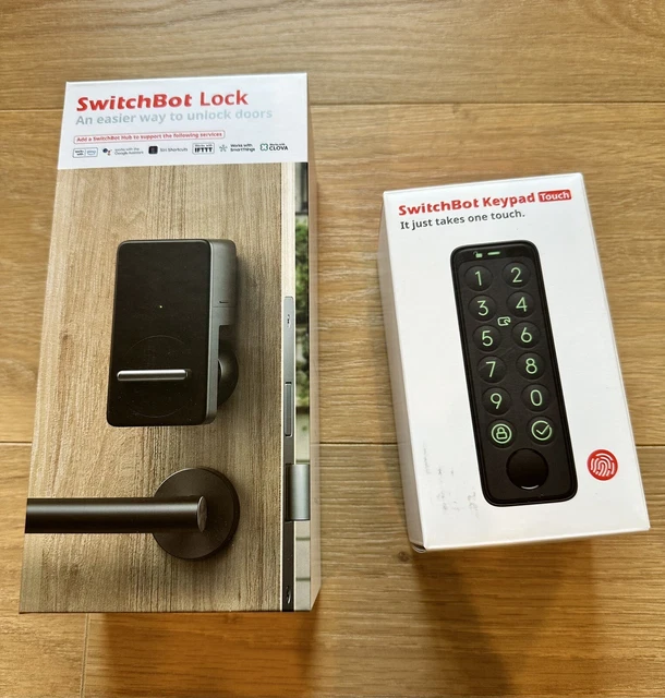 SWITCHBOT WIFI SMART Door Lock with Keypad Touch, Fingerprint. $65.00 ...