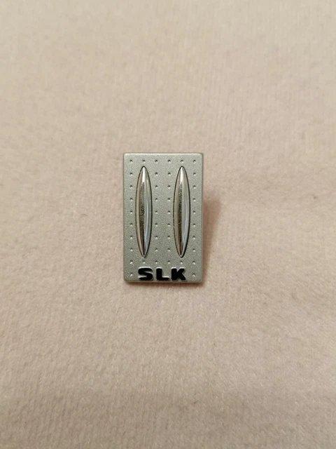 ORIGINAL MERCEDES-BENZ DESIGN Pin Button SLK Silber 15 x 24 mm SELTEN ...