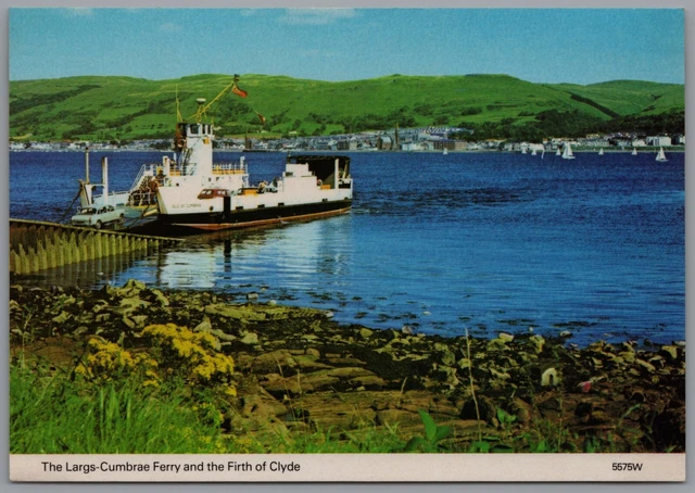 THE LARGS-CUMBRAE FERRY and the Firth of Clyde Clydebank Scotland ...