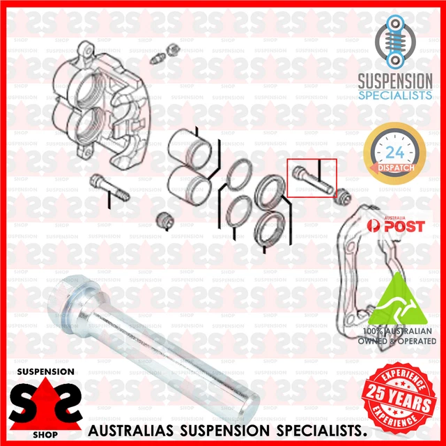 FRONT AXLE GUIDE Bolt, Brake Caliper Suit KIA Carnival/Grand Carnival 3.5 CVVT EUR 24,44 ...