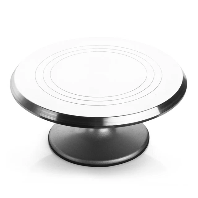 PLATINE TOURNANTE ROBUSTE d coration de gateau en aluminium rotation lisse des EUR 74,70 ...