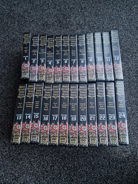 VHS COLLECTION ADOLF Hitlers Third Reich 1-24 ss £26.72 - PicClick UK