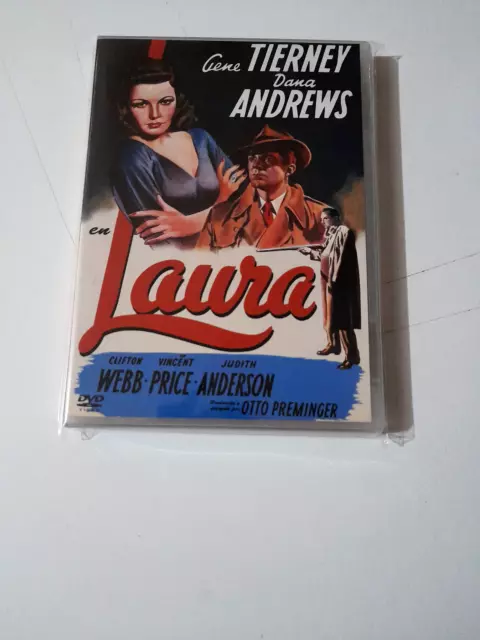 DVD &LAURA& COMO Nuevo Otto Preminger Gene Tierney Dana Andrews Clifton ...