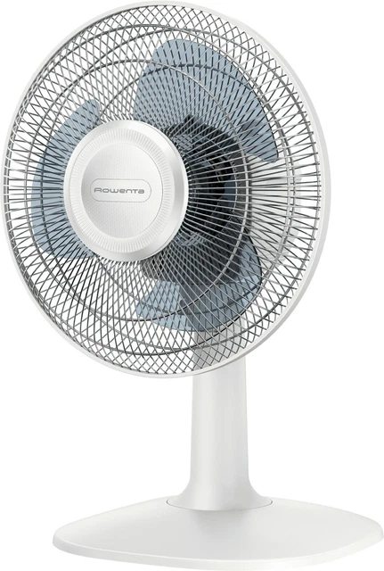 ROWENTA 10& / 25cm White Table/Desk Fan. £24.99 - PicClick UK