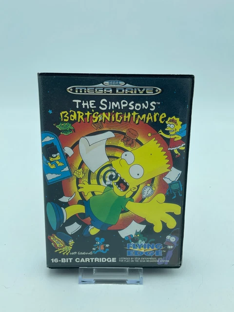 THE SIMPSONS BART'S Nightmare serie Mega Drive con IMBALLO ORIGINALE ...