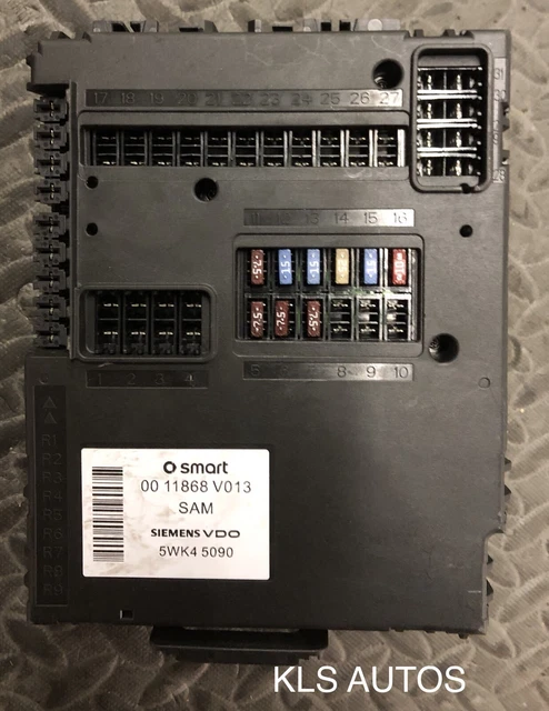 BOITIER SAM SMART Fortwo 450 0011868 V013 5Wk45090 EUR 499,00 - PicClick FR
