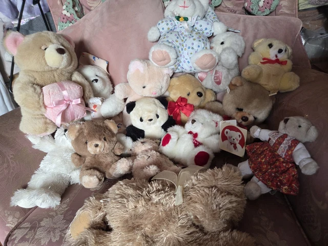 BUNDLE OF CUTE Teddy Bear Soft Toys Kitsch Kawaii £16.13 - PicClick UK