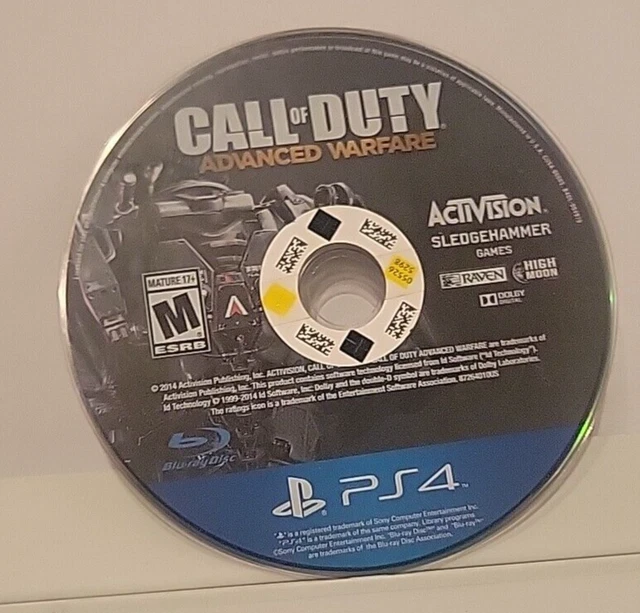 CALL OF DUTY Advanced Warfare Playstation 4 Ps4 2014 disque uniquement ...