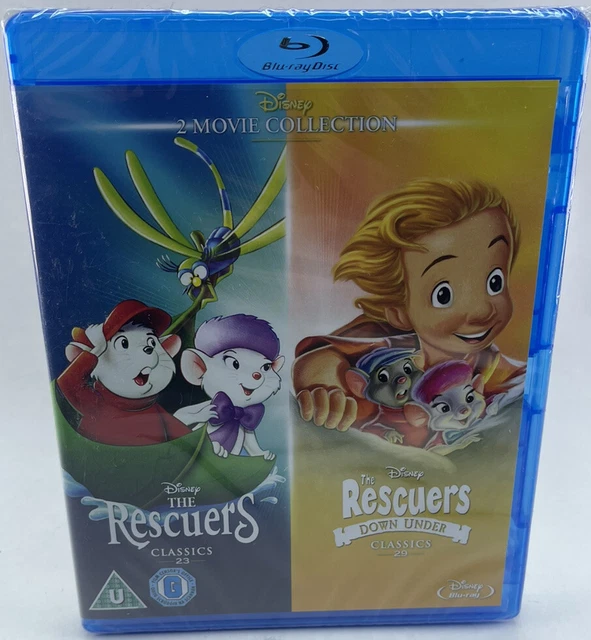 DISNEY CLASSIC 23 & 29 - The Rescuers & Down Under Blu-Ray - New ...