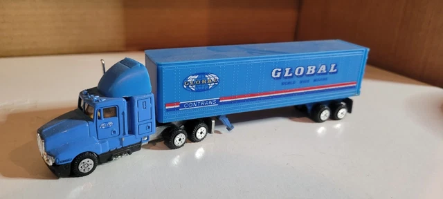 T7 HO SCALE Trailer Semi Truck Model Layout GLOBAL WORLD WILD MOVING ...