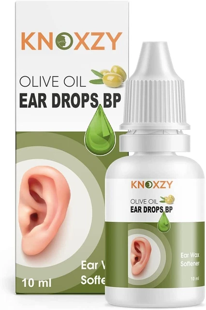 MEDICAL GRADE OLIVE Oil Ear Drops For Wax Blocked Ear Wax Remover ...