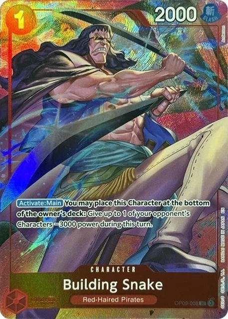BUILDING SNAKE OP09-008 - One Piece - (Best Selection Vol.4) $4.50 ...