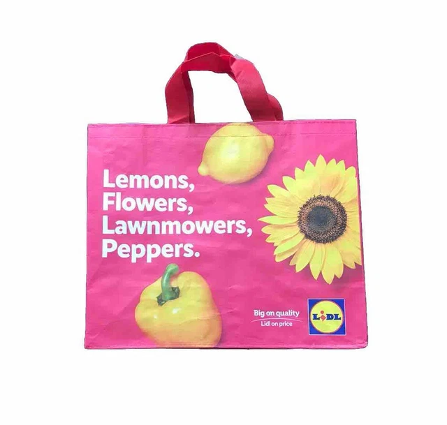 LIDL LARGE SHOPPING Bag Food Shopper Totes x 2 Brand New £9.90 ...