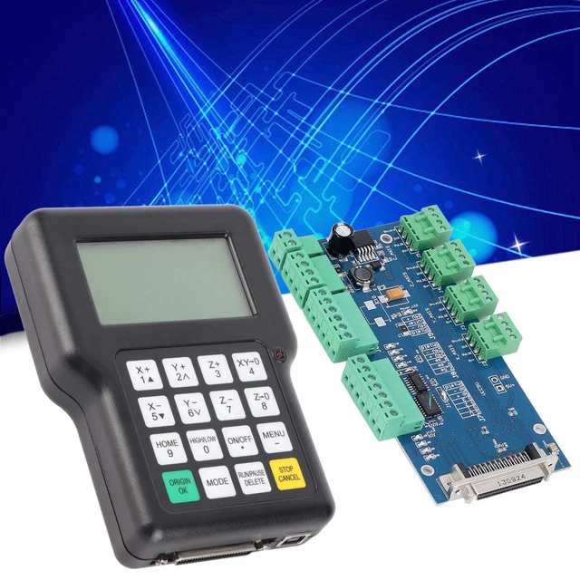 3 AXES REMOTE Hand Control High Microstepping Engraving Machine ...