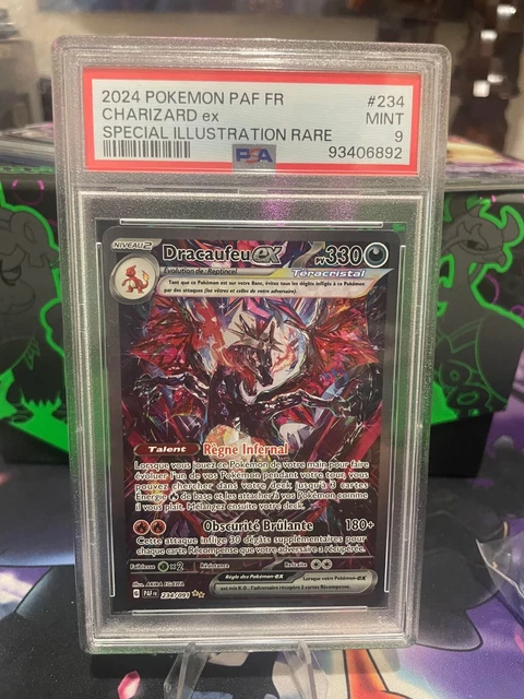 CARTE POKÉMON DRACAUFEU Ex Alt 234/091 Destinée De Paldea PSA 9 EUR 230 ...