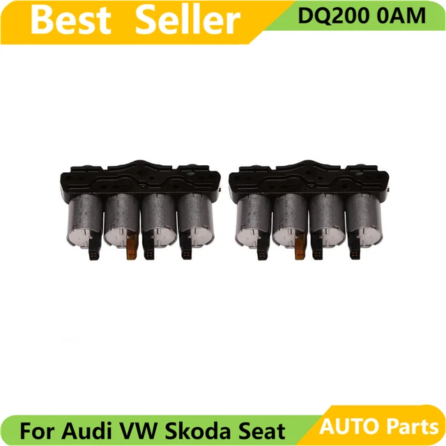 7-SPEED TRANSMISSION SOLENOIDS Pack Set Dq200 0Am Dsg For Audi Vw Skoda ...