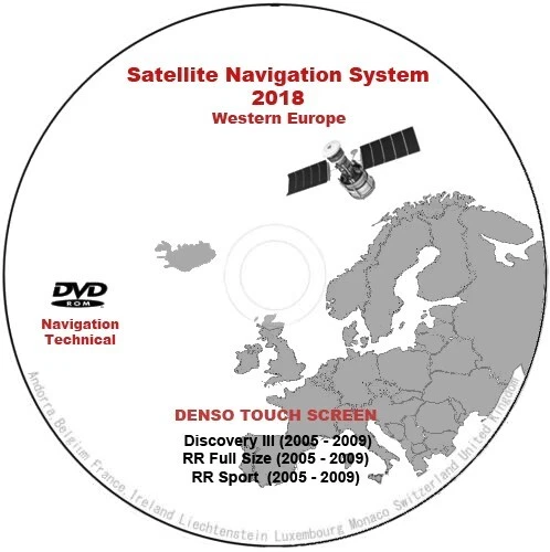2018 SAT NAV Disc Map Update - Sport (Rrs) - Navigation Dvd Uk & Eu £22 ...