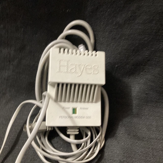 VINTAGE ORIGINAL HAYES Personal Modem 1200 Computer Dial Up Internet ...