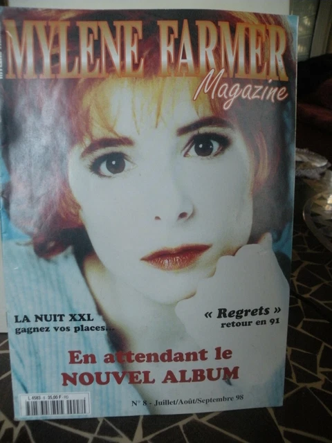 MAGAZINE CLUB MYLÈNE Farmer N° 8 Juillet- Septembre 1998 EUR 3,40 - PicClick FR