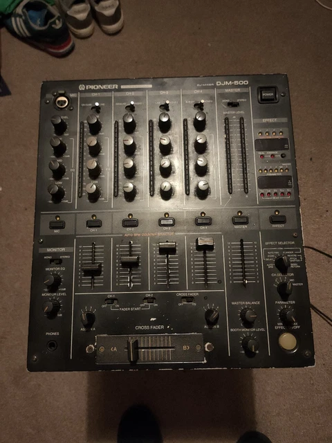 PIONEER DJM-500 - professional 4-channel DJ mixer 🎄needs a service🎄 £ ...