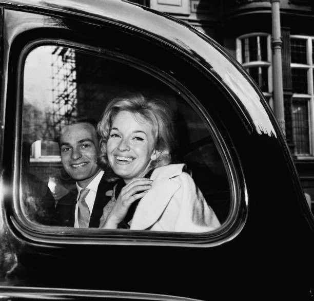 GREEK ACTOR CONSTANTINE Manos Italian actress Lisa Gastoni after - 1961 ...