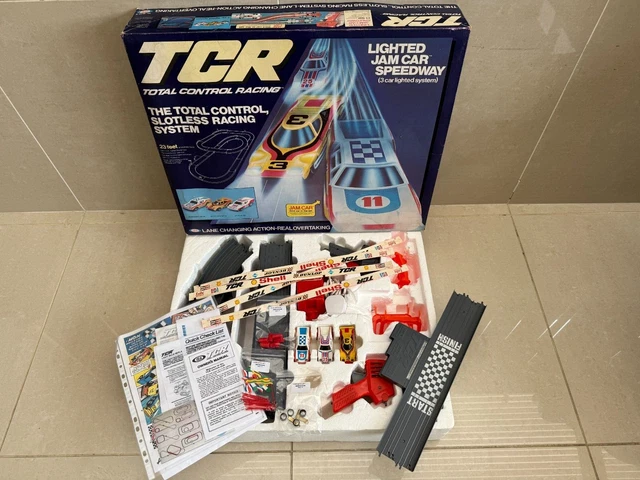 RARE IDEAL TCR mk1 Lighted Jam Car Speedway Set - Restored & ready to ...