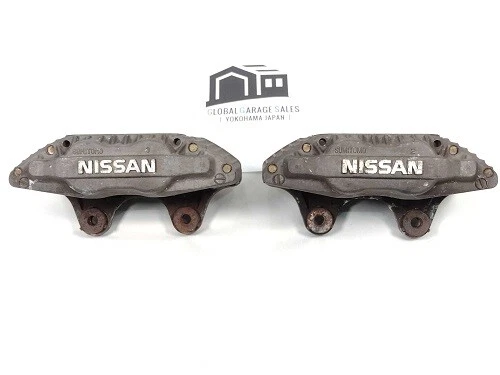 JDM 89-93 NISSAN Skyline GTR R32 RB26 Z32 4Pot Front Calipers Brake OEM ...