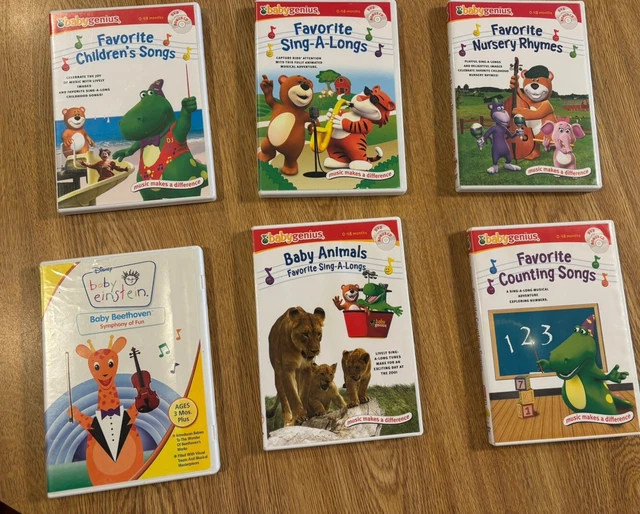 BABY GENIUS/BABY EINSTEIN dvd lot $19.65 - PicClick CA