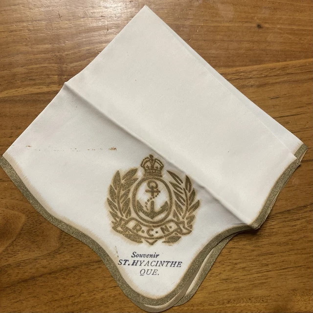 ORIGINAL WW2 ERA CANADA RCN ROYAL CANADIAN NAVY ST HYACINTHE QUEBEC ...