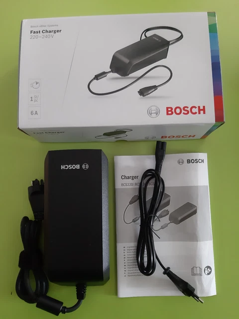 BOSCH FAST CHARGER, 6A Ladegerät für E-Bike Akku`s von Bosch ...