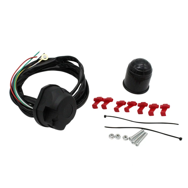 7-WAY TRAILER CONNECTOR Plug Wiring Extension Cable G5T6 $27.01 ...