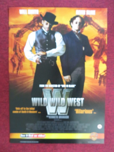 WILD WILD WEST Vhs Video Poster Will Smith Kevin Kline 1999 £13.99 ...