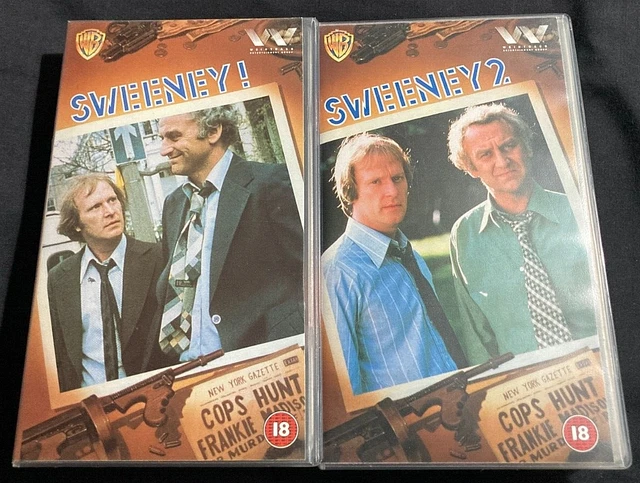 THE SWEENEY & Sweeney 2 VHS Video Series 1976 2 Tapes John Thaw Dennis ...