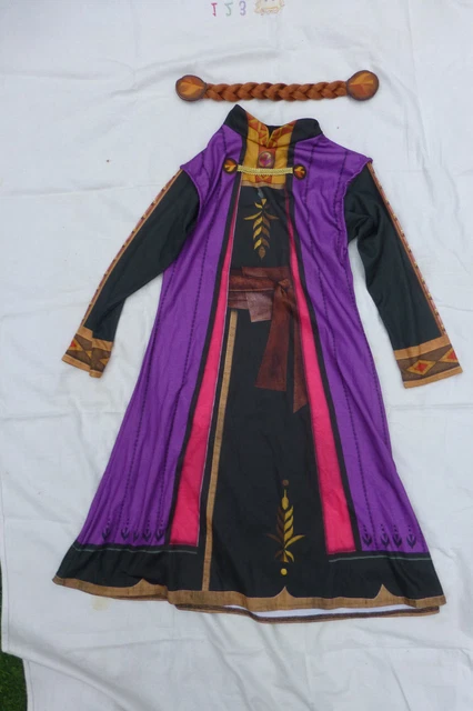 DISNEY FROZEN II Rubies Deluxe Anna Costume dress role play complete 5 ...