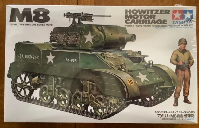 TAMIYA M8 HOWITZER Motor Carriage 1/35 Scale Model Kit 110 35110 900 1: ...