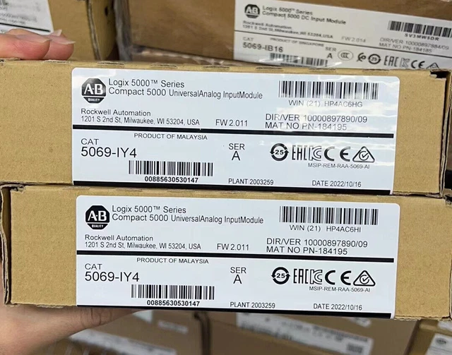 ALLEN-BRADLEY 5069-IY4 LOGIX Compact 5000 Universal Analog Input Module ...