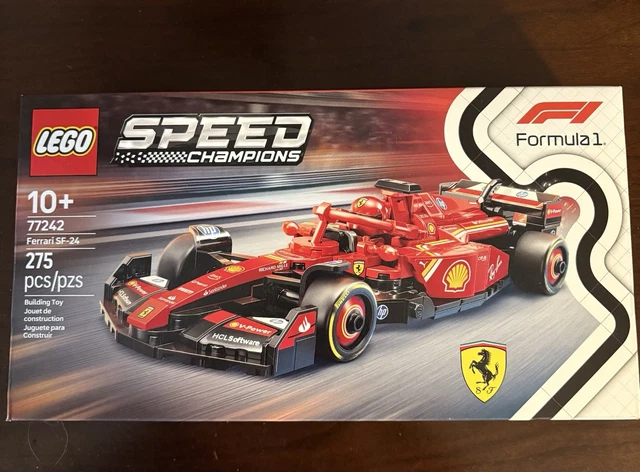 LEGO SPEED CHAMPIONS Ferrari SF-24 F1 FORMULA 1 Race Car Toys 77242 $33 ...