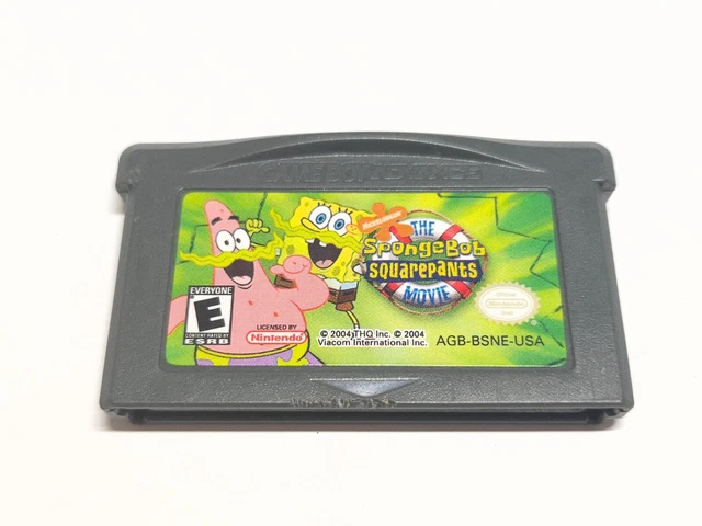 SPONGEBOB SQUAREPANTS: THE Movie (Nintendo Game Boy Advance GBA, 2004 ...