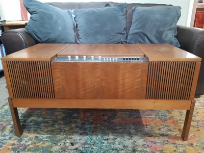 RETRO 1960S VINTAGE HMV STEREOGRAM RECORD PLAYER WAS IN GOOD WORKING ...