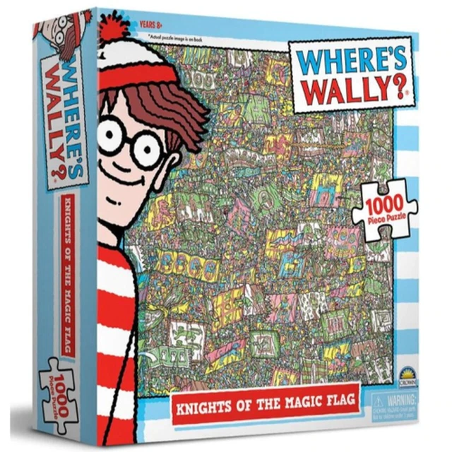 1000 PIECE JIGSAW Puzzle Where's Wally - Knights of the Magic Flag EUR ...