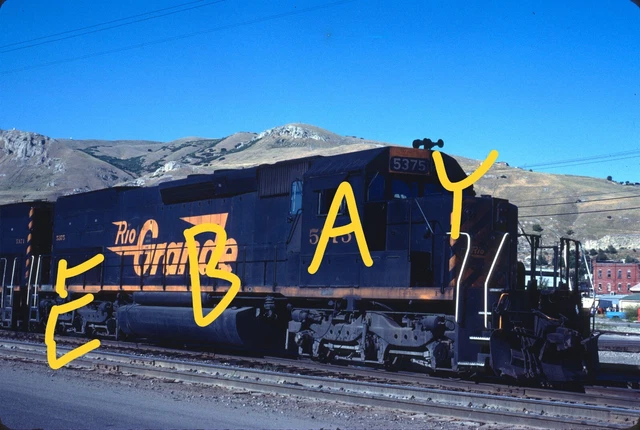 DENVER & RIO Grande Western DRGW SD40T-2 #5375 ROSTER 1983 original Kodachrome EUR 3,69 ...