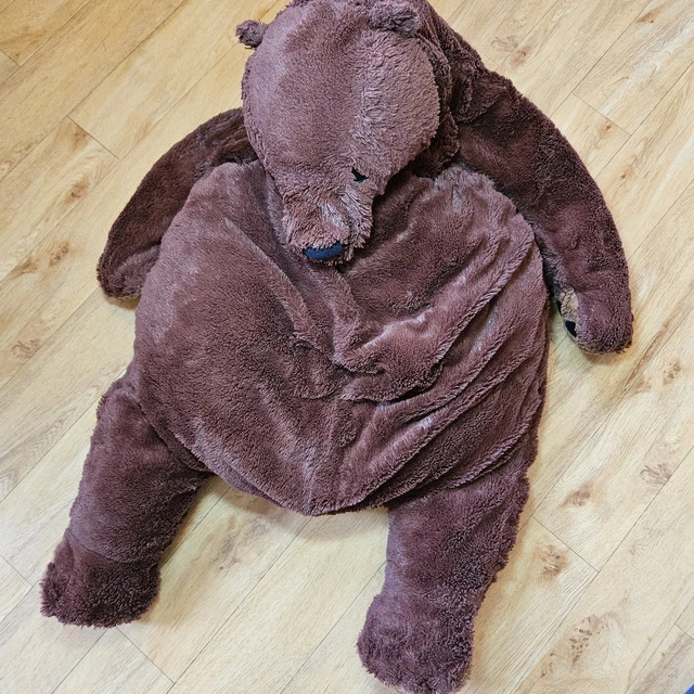 IKEA DJUNGELSKOG EXTRA Large Brown Bear Plush Soft Toy Stuffed Teddy 33 ...