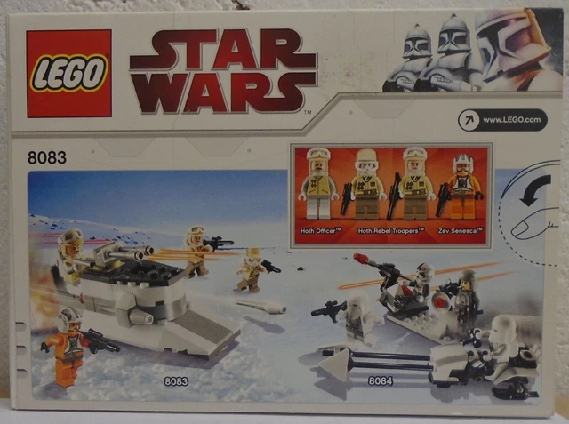 LEGO 8083 STAR Wars Rebel Trooper Battle Pack Hoth Zev Senesca X-Wing ...