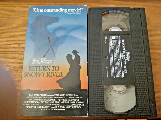 WALT DISNEY'S RETURN to Snowy River (VHS, 1988) Tom Burlinson, Brian ...