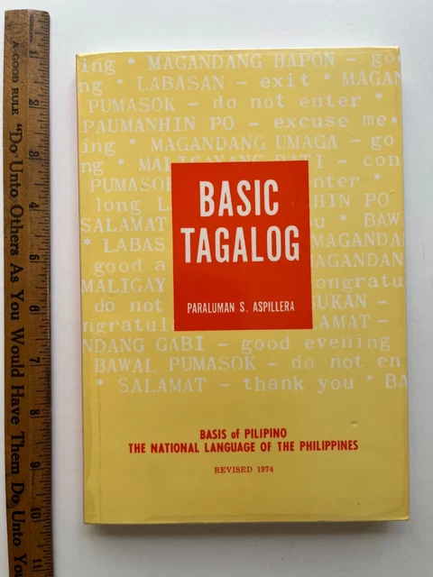 LESSONS BASIC TAGALOG Book Learning Filipino Language Aspillera ...
