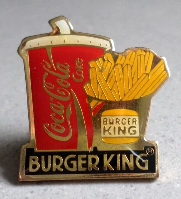 PIN'S BURGER KING / FAST FOOD / HAMBURGER COCA-COLA LIGHT COKE FANTA ...
