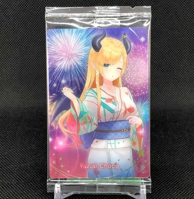 YUZUKI CHOCO HOLOLIVE Wafer Card #11 Japanese VTuber 2016 Bandai Japan ...