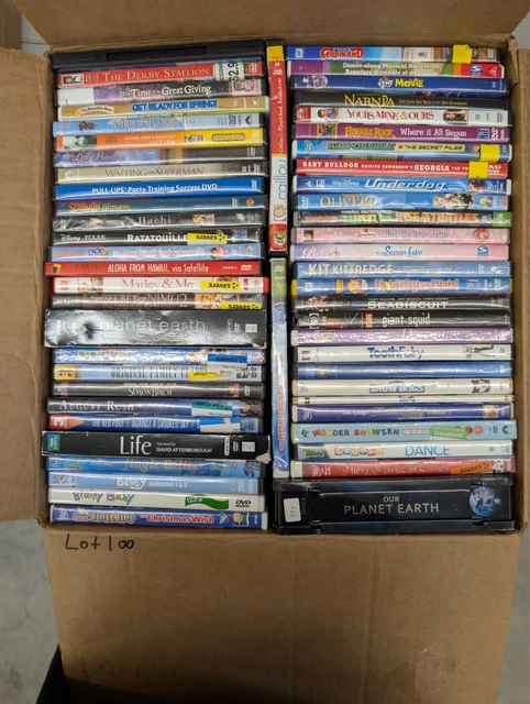 LOT #100 Over 115 USED DVDS! (Kids and Family) $71.45 - PicClick CA