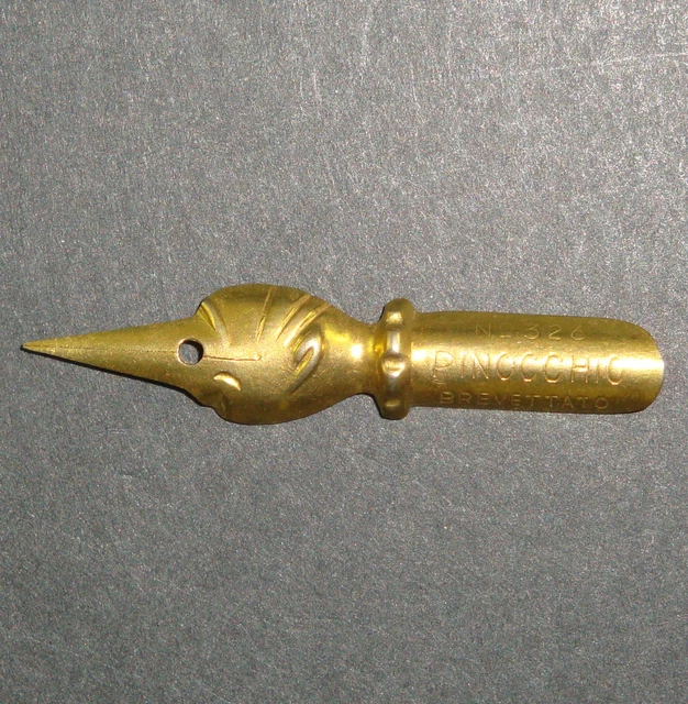 PLUME PINOCCHIO N°326 Doree Pen Nibs Feder Penna Pluma Old Collection ...