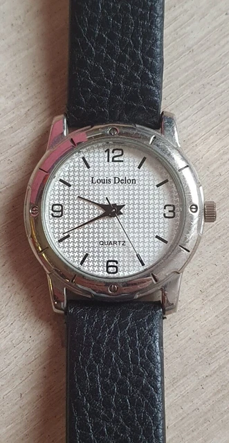 LOUIS DELON HERREN Armbanduhr Lederband EUR 9,00 - PicClick DE